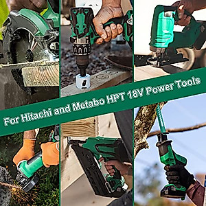 FANCY BUYING [2Pack] 18V 5.5Ah Replacement Lithium-ion Battery for Hitachi BSL1830 BSL1815X EB1814SL DS18DSAL 33055 330067 330068 330139 330557 Drill Cordless Tool