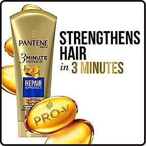 Pantene Repair and Protect 3 Minute Miracle Deep Conditioner, 6 Fluid Ounce