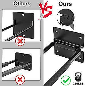 Magacyo Garage Organizer Wall Mount Tool Organizer, Heavy Duty Shed Organizer, All Metal Garden Tool Rack Tool Hangers for Garage Wall, Garage Tool Organizer for Rake, Broom and Yard Tools, 2 Pack