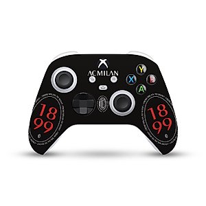 Head Case Designs Officially Licensed AC Milan 1899 Oversized Art Vinyl Sticker Gaming Skin Decal Cover Compatible with Xbox Series X/S Controller