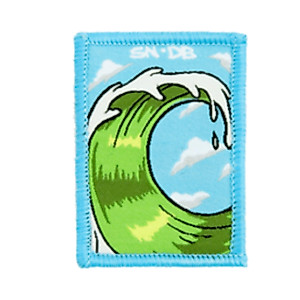 DIME BAGS Interchangeable Patches | Patches for Dime Bags Customization (Recycle, Sirron Norris Wave, Made on Earth)