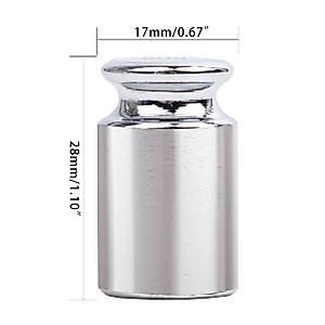 TEXALAN(R) M2 Chrome Scale Calibration Weight for School Lab Factory (50G)