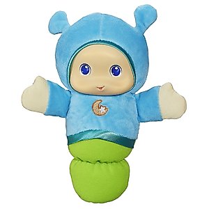 Playskool Lullaby Gloworm Toy with 6 Lullaby Tunes, Blue (Amazon Exclusive)