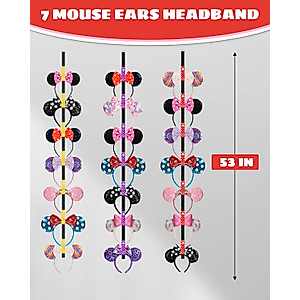 Gocasmus 3Pcs Ear Headband Holders - Wall Mounted Organizers for Displaying Mickey Mouse Ear