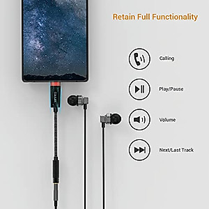 Cubilux Audio Hi-Res DAC, Portable USB C Headphone Amplifier Supports 96 KHz/24-Bit, Tiny Amplifier USB C to 3.5mm Audio Adapter for iPad 10 iPad Pro/Mini 6, Tab S7 S6, Pixel 7/7a Pixel 6 Pro 6a