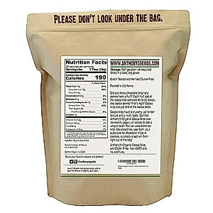 Anthony's Organic Cacao Cocoa Nibs, 2 lb, Batch Tested and Verified Gluten Free