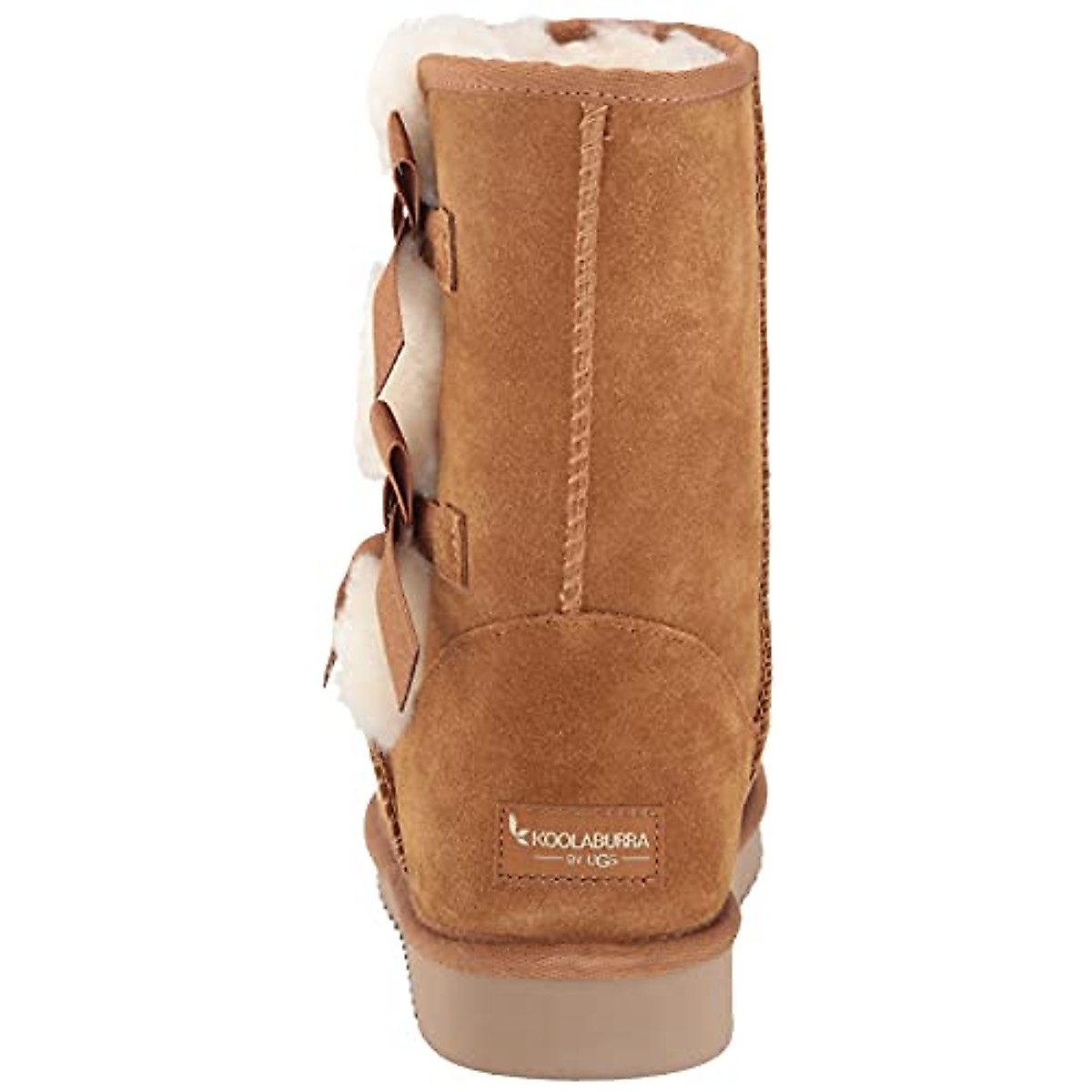 Koolaburra by UGG womens Victoria Short Fashion Boot, Chestnut, 8 US