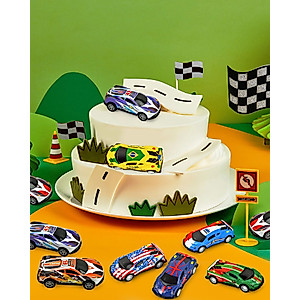Vileafy 34 Cool Party Favors for Kids Goodie Bags Stuffers- Metal Pull Back Race Cars 3" for Kids Birthday Party Favors, and Carnival Prize for Toddlers 3-5 Years Old