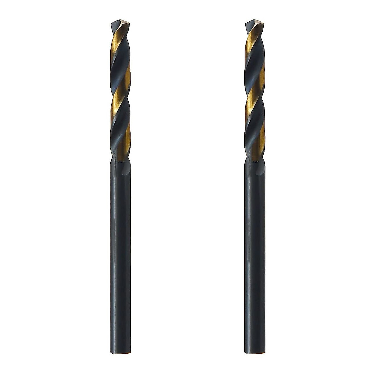 MAXTOOL No.1 2pcs Identical Screw Machine Drills Dia 0.228" HSS M2 Twist Stub Drill Bits Wire Gauge Numbered Fully Ground Short Drills; SMN02H10R01P2