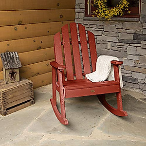 highwood Classic Westport Garden Rocking Chair, Rustic Red