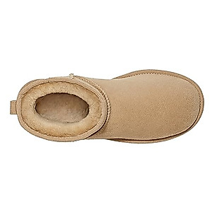 UGG Women's Classic Mini II Fashion Boot, Mustard Seed, 8