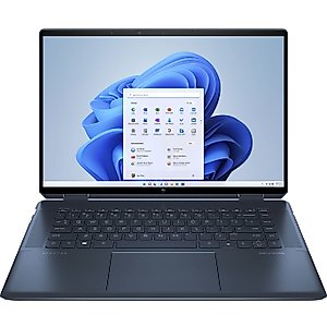 New Spectre 2-in-1 Laptop 16-f0013dx 16" 3K+ (3072 x 1920) Display Evo 11th Gen i7-11390H up to 5Ghz 16GB Ram Active Pen Plus Best Notebook Stylus (2TB SSD|16GB RAM|11 Pro)
