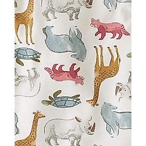 little planet by carter's unisex-baby Baby and Toddler 2-piece Pajamas made with Organic Cotton, Endangered Species, 24 Months
