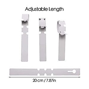 Mziart 200Pcs Plastic Plant Labels Wrap Around Tree Tags, Adjustable Nursery Garden Labels Plant Tags with Large Writing Surface, White