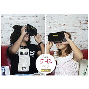 VR Headset + Math Games[multiplication subtraction etc] Virtual Games: Gift for Boys & Girls. Cool Educational Toys for Kids ages 5 6 7 8 onwards. Virtual Reality Learning Resources Grade 1 2 3 4 to 8