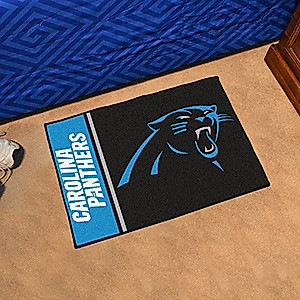 FANMATS 8255 Carolina Panthers Starter Mat Accent Rug - 19in. x 30in. | Sports Fan Home Decor Rug and Tailgating Mat Uniform Design