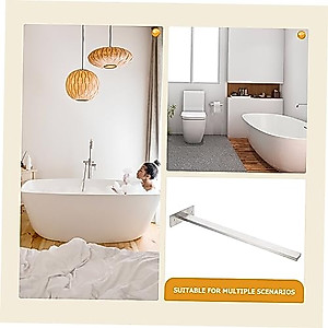 DOITOOL 3 Sets Stainless Steel Towel Mounted Towel Hanging Storage Holder Bathroom Towel Bar Wall Mounted Clothing Rack Towel Hanger 304 Stainless Steel Shelf Tower