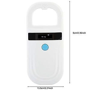 Animal Chip ID Scanner, Tosuny Microchip Reader Scanner with OLED Display Screen, Supports FDXB (ISO11784 / 11785) and EMID Microchips Suitable for Animal Management, Resource Management, etc