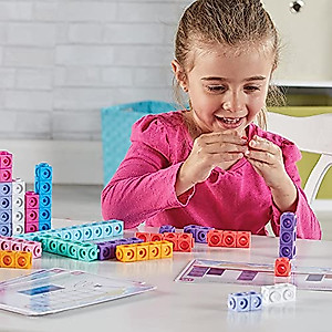 Learning Resources LSP9331-UK MATHLINK Cubes Early Maths Activity Set-FANTASTICALS, Multi