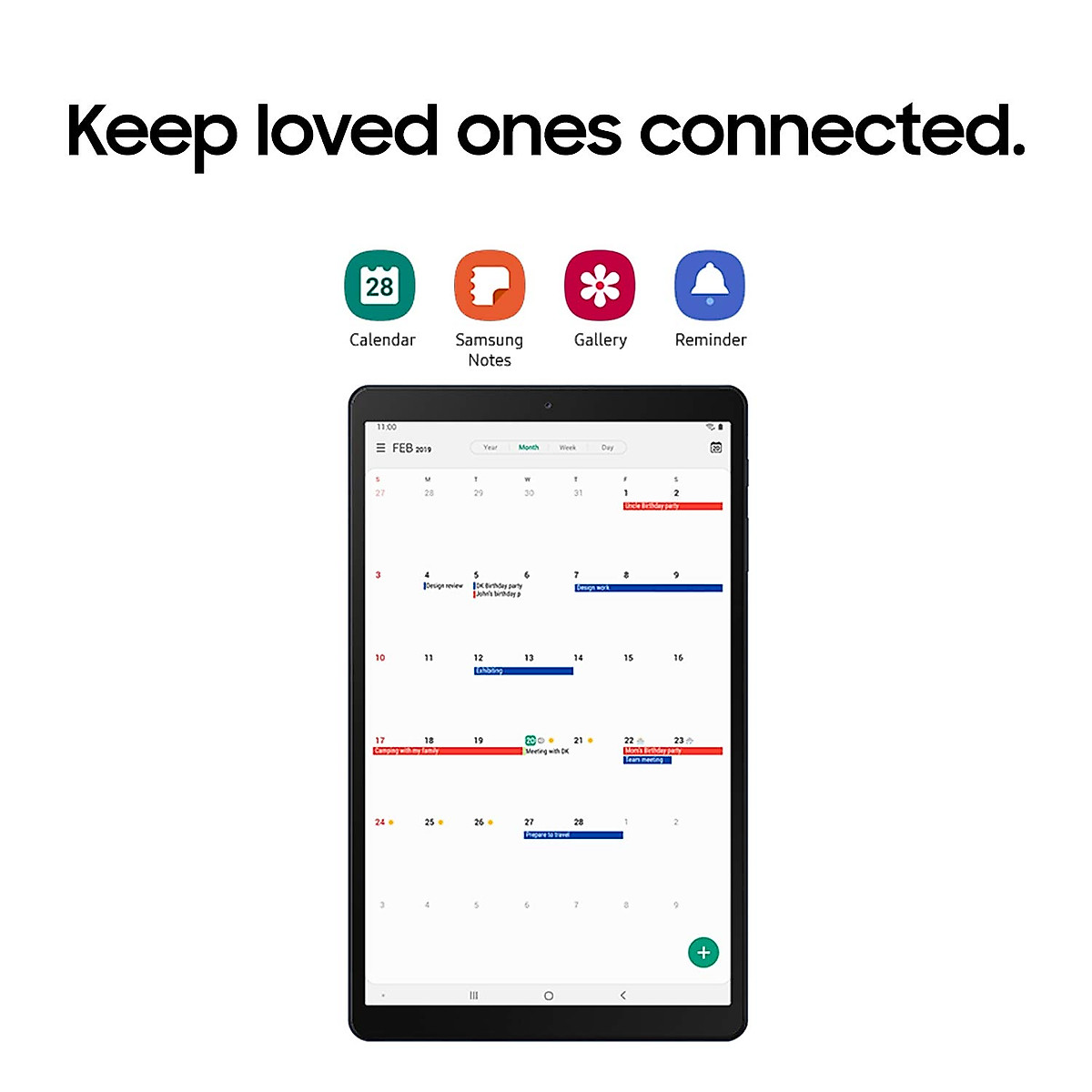 Samsung Galaxy Tab A 10.1 32 GB Wifi Tablet Black (2019)
