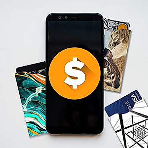 CARSLIFE RFID Blocking Sleeves(Set of 9 Credit Card Sleeves) Anti-theft Credit Card Protector,RFID/NFC Blocking Sleeves,Unique Colorful Pictures