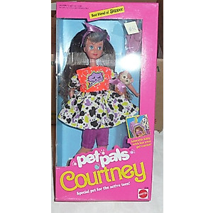 Barbie Pet Pals Courtney Doll w Kitty & Accessories (1991)