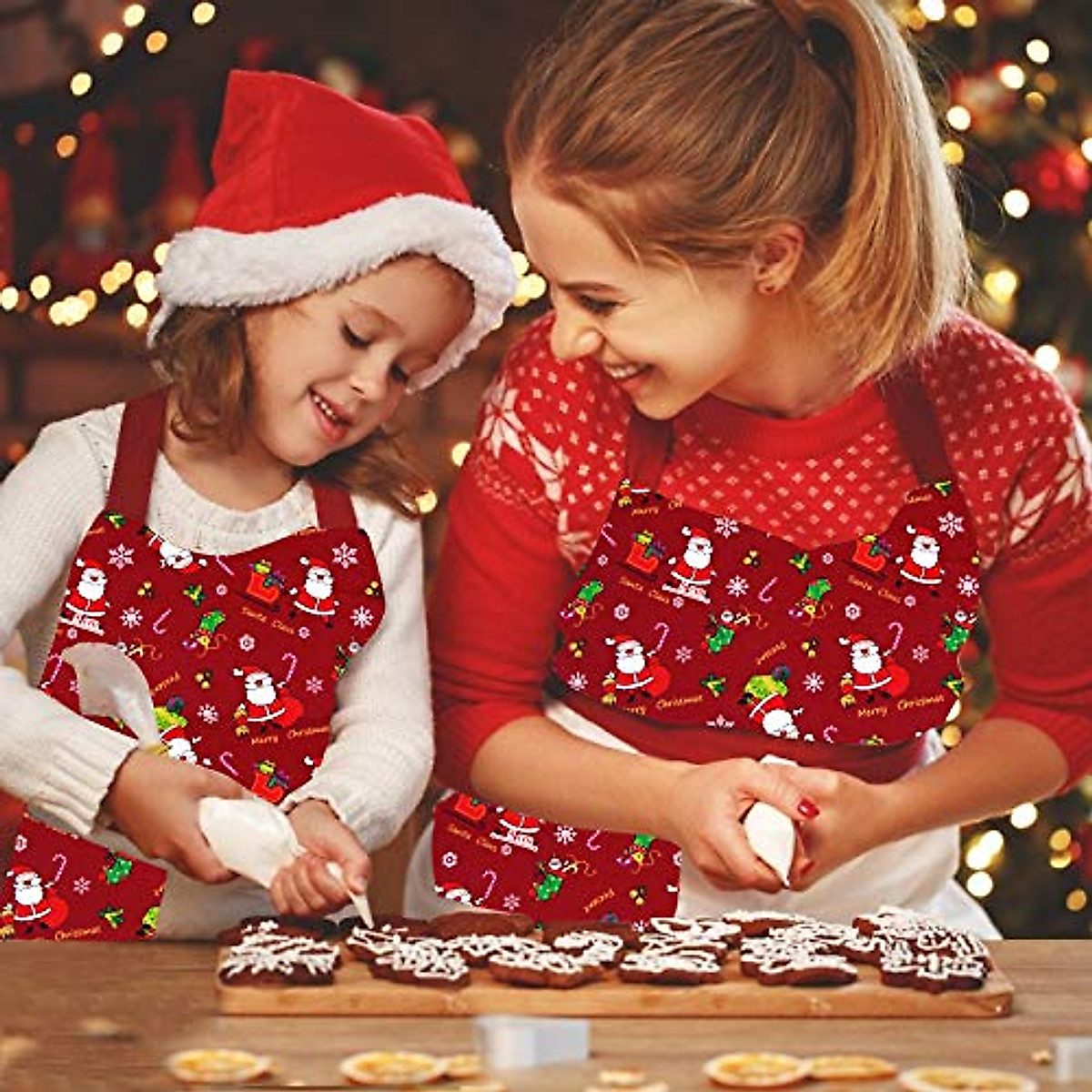 PHEZEN 10 Pieces Christmas Cotton Fabric Bundles, Sewing Square Fabric Scraps Quilting Fabric Squares Assorted Christmas Patterns Cotton Patchwork for DIY Craft Christmas Party Supplies, 25 x 25 cm