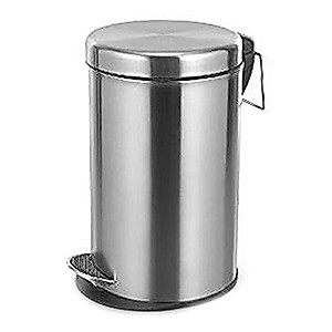 King International 1.3 Gallon Step Bathroom Trash Can, bathroom garbage can, bathroom trash can with lid Inside Removable Bucket, 7''X10'', bathroom accessories set, Wastebasket, Garbage Container Bin