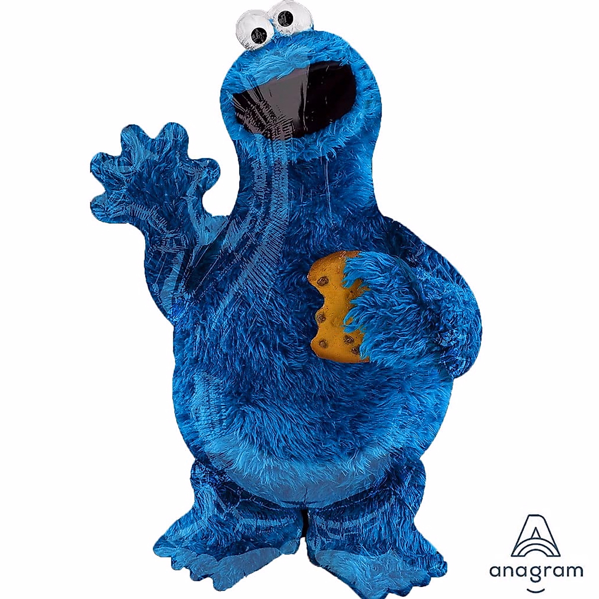 Anagram Licensed Birthday Balloons, Intended for Cookie Monster Theme Collection, Party Accessory, Multicolor, 6 Piece Set