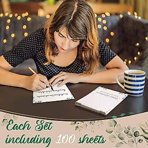 Jetec 100 Pack Thank You Cards with Envelopes Stickers Bulk Greeting Watercolor Cards for Family Loved Ones Wishes Holiday Celebration(Funeral)