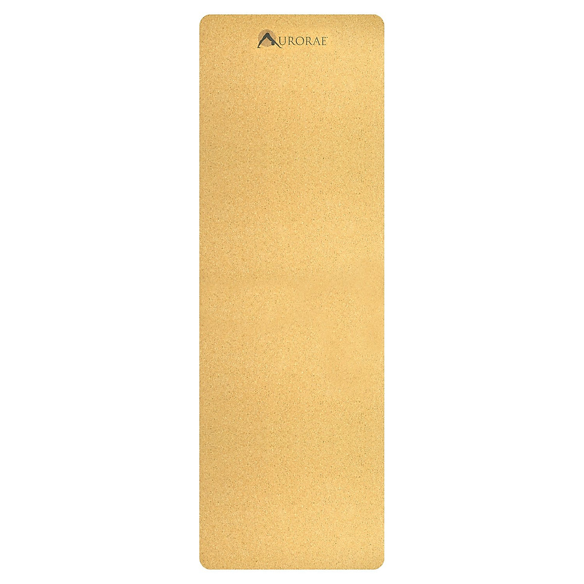 AURORAE PRO Natural Cork/Rubber Yoga Mat. 73" x 24 1/2" x 5mm Thick. Anti Tear and Slip Free