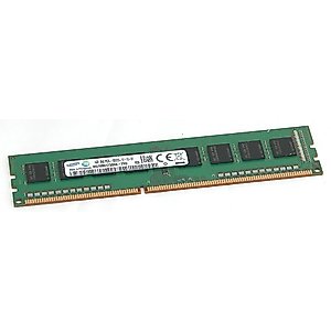 Samsung 4GB PC3L-12800U DDR3-1600 1RX8 Non-ECC UDIMM Memory M378B5173QH0-YK0