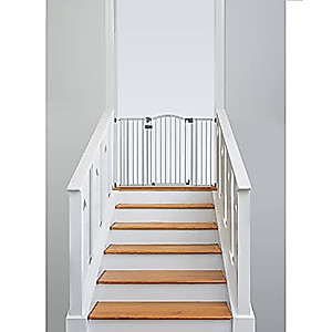 Summer Infant Extra Tall & Extra Wide Safety Gate, 29.5 - 53 Inch Wide & 38" Tall, for Doorways & Stairways, with Auto-Close & Hold-Open, Grey