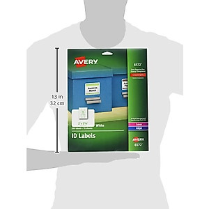 Avery ID Labels, Sure Feed Technology, Permanent Adhesive, 2" x 2-5/8", 225 Labels (6572)