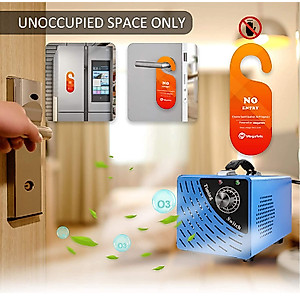 Commercial 10,000mg Ozone Generator, Elementa Mini Ozoner Air Purifier Ionizer O3 Machine for Deodorization Sterilizer, RV/Basement/Bathroom/Car/Pet's Room/Refrigerator Odor Remove Ozonator (Blue)