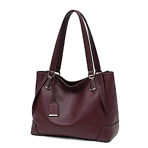 BearInfested Ladies Fashion Ladies Wallets and Handbags Leather Tote Bags Shoulder Tote Bags