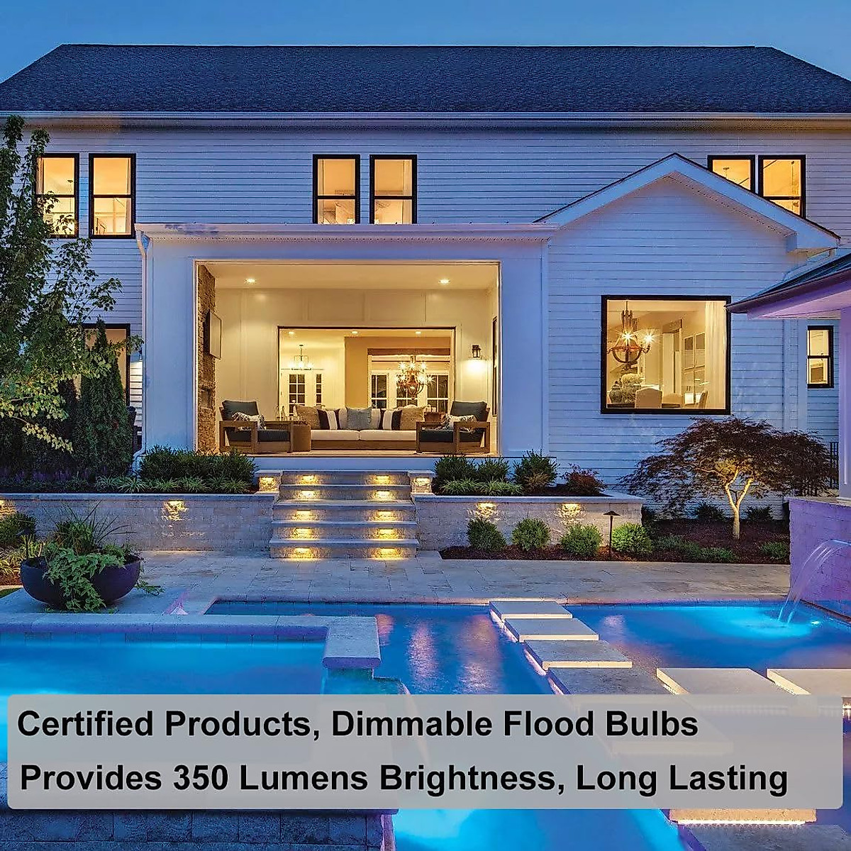 Vannise Halogen Light Bulbs E26 PAR16 - High Output 350LM PAR16 Bulb 39W, Equivalent 45W, 6PCS Long Lasting PAR16 Flood Bulb Dimmable with 2800K Warm White, PAR16 Halogen Bulb 39w for Ceiling Lights