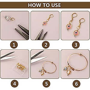 90PCS Double Hole Bead for Jewelry Making, UHOMENY Round Frames Links Connectors Two Hole Circle Frame Spacer Beads Brass Round Connector Ring for Beading Earring Bracelet Necklace (Gold & Silver)