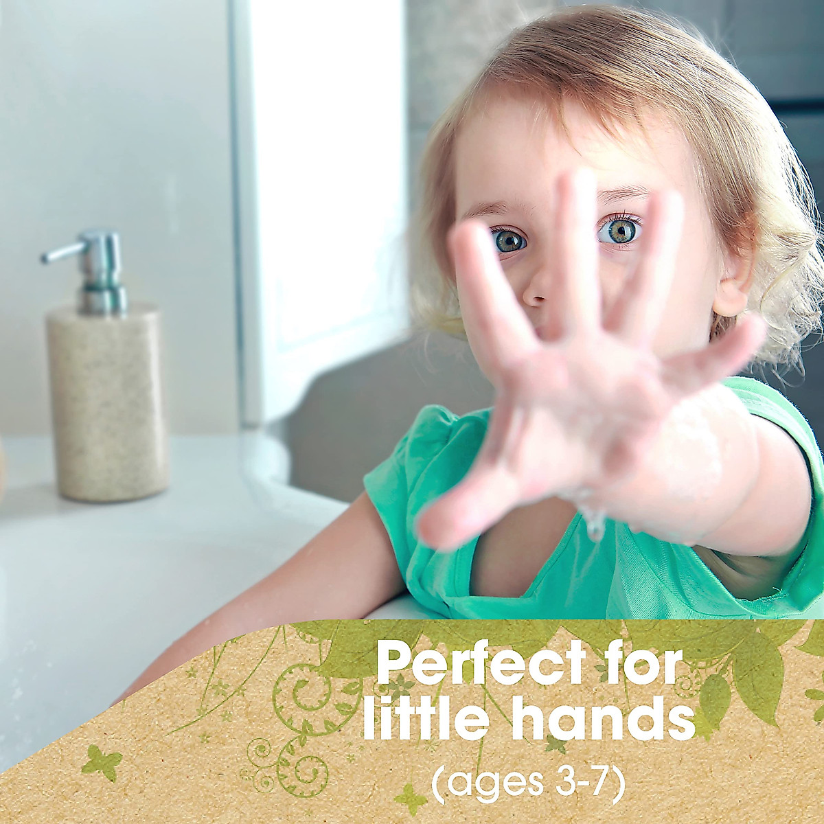 EcoFam by Focus Nutrition Earth Friendly Kids Toothbrushes - Silver Infused Soft Bristle Toothbrush (4 Pack)