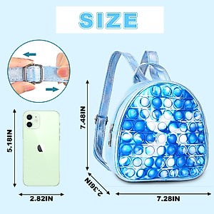 Woosir Purse Backpack for Girls Kids,Mini Toddler Backpack for Kids Travel Bag Preschool Birthday