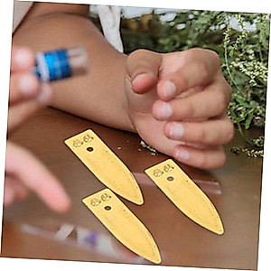 KOMBIUDA 40pcs Sheet Copper Plate Electrode Strip for Electroplating Copper Strip for Fruit Battery Experiment Zinc Copper Strip Copper