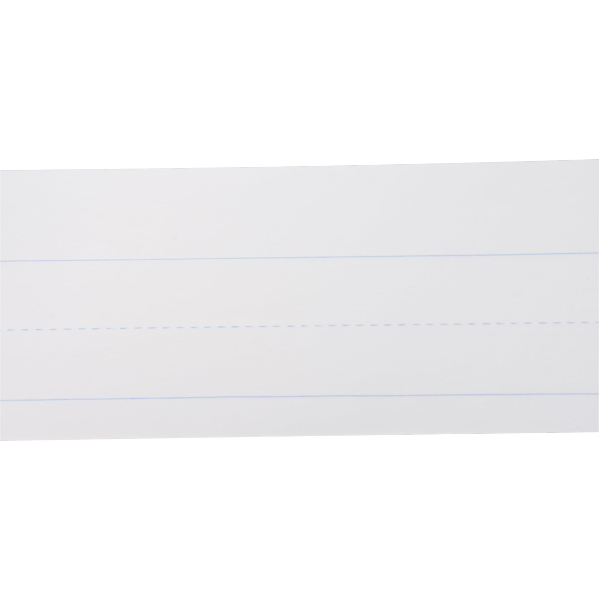 School Smart Ruled Sentence Strips, 3 x 24 Inches, White, Pack of 100,6471