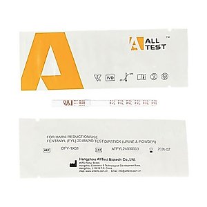 ALLTEST Fentanyl Test Strips - 5 Test Strips Per Pack - #1 Global Selling Fentanyl Test Strips for Powder or Liquid - Harm Reduction Tool, Overdose Prevention, 1 Minute Results, 20ng/mL Cut-Off