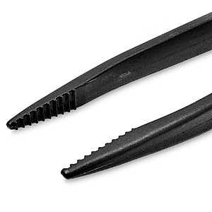 Seki Japan Heat Resistant Locking Nylon Kitchen Chopstick Tongs, Long Grip, Kitchen Utensils, Dishwasher Safe