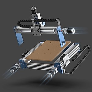 Genmitsu CNC Router Machine PROVerXL 4030 with GRBL Control + 15PCS ER11 Precision Spring Collet Set (1.0mm-7.0mm & 1/4", 1/8")