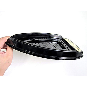 New Iron Heat Resistance Plastic Holder Stand Tray Ironing Dock Black Laundry