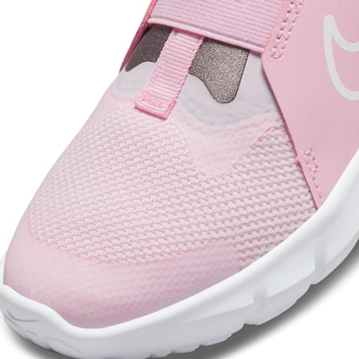Nike Girl's Flex Runner 2 (Little Kid) Pink Foam/White/Flat Pewter/Photo Blue 2 Little Kid M