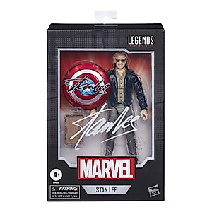 Marvel Hasbro Legends Series 6" Collectible Action Figure Toy The Avengers Cameo Stan Lee, Includes 2 Accessories