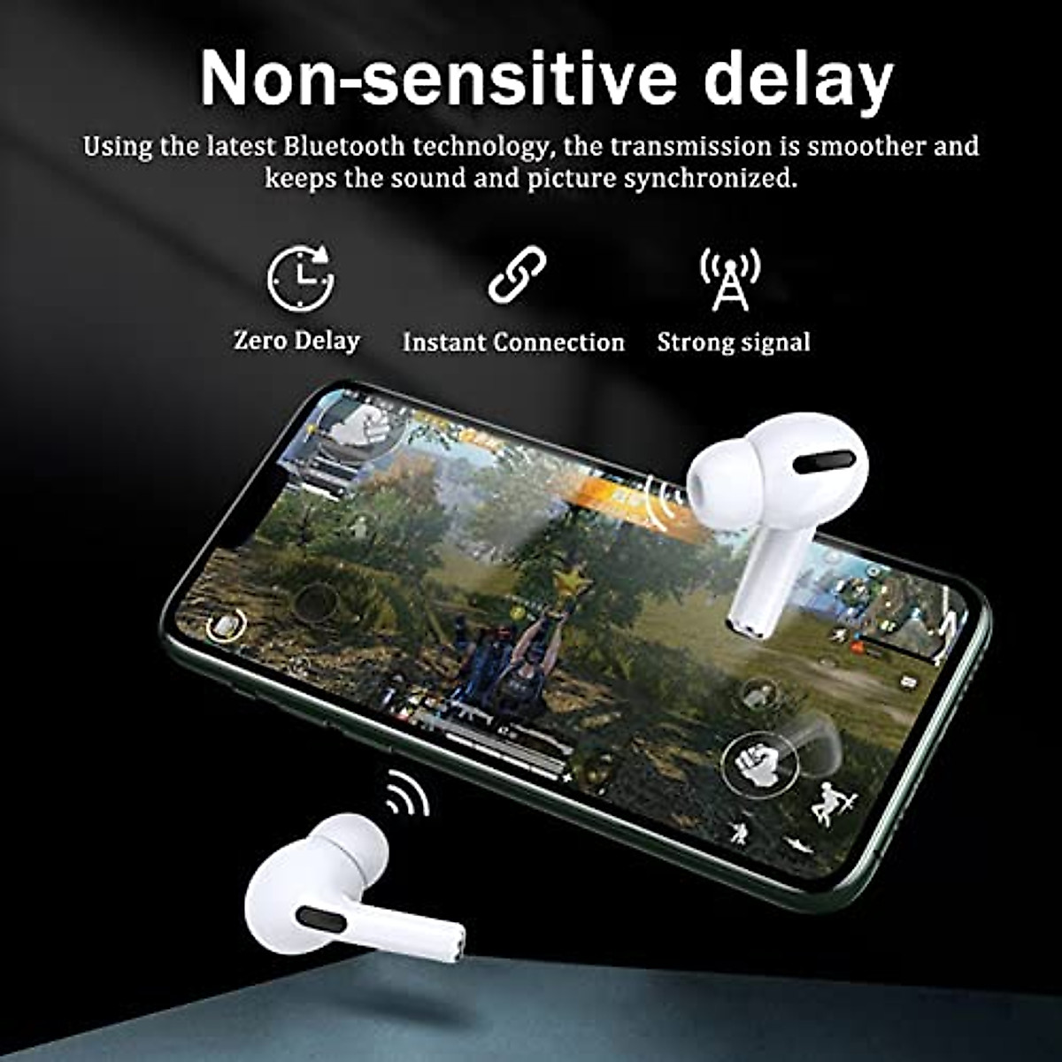 Wireless Earbuds, Bluetooth 5.2 Earbuds Stereo Bass, Bluetooth Headphones in Ear Noise Cancelling Mic, Earphones IP7 Waterproof Sports, 24H Playtime USB C Mini Charging Case Ear Buds for iOS Android.