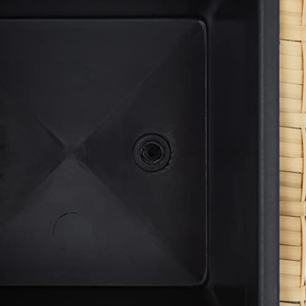 SAFAVIEH Outdoor Collection Rita Natural Woven Rectangular Flower Rack